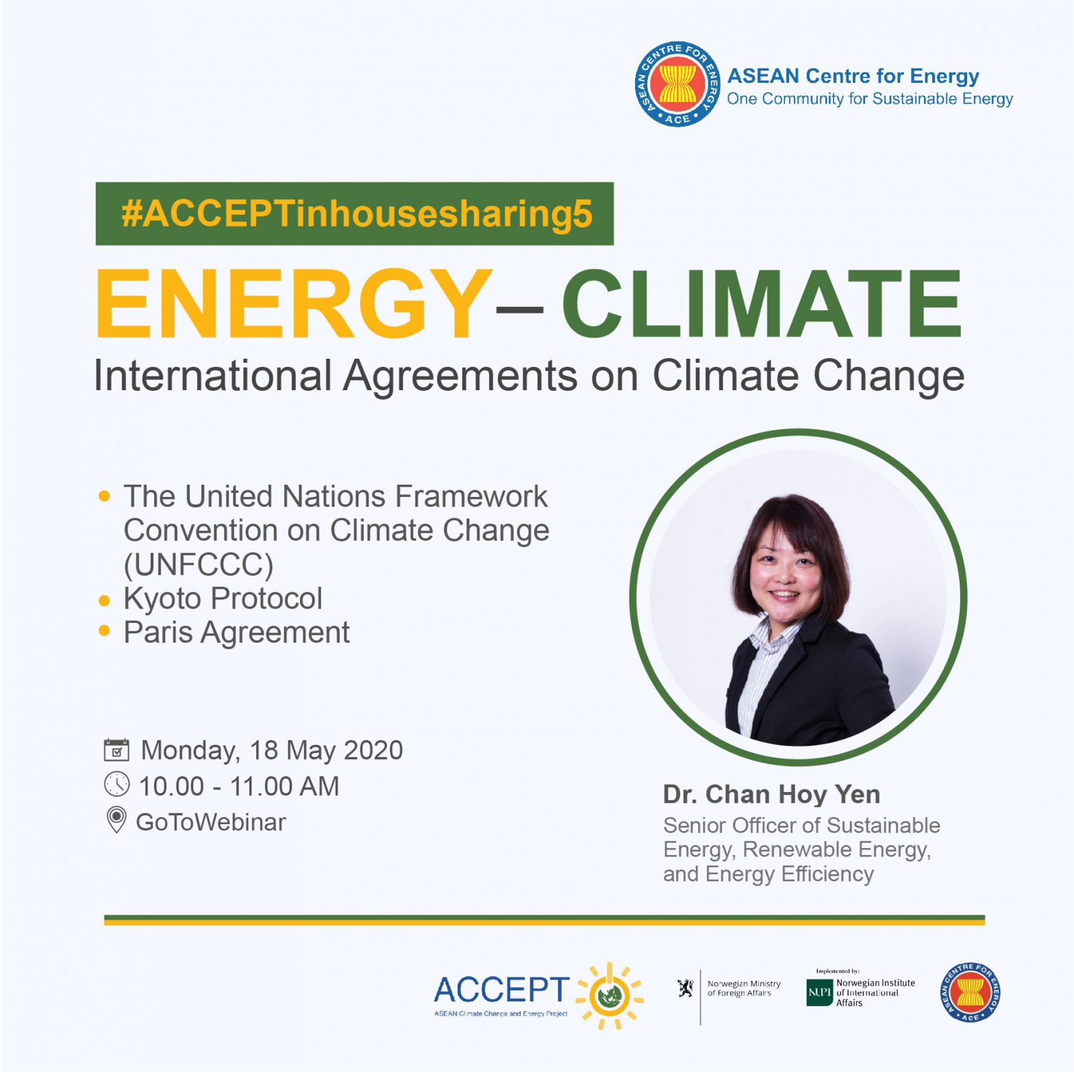 In-house Sharing Session 5 - International Agreements on Climate Change ...
