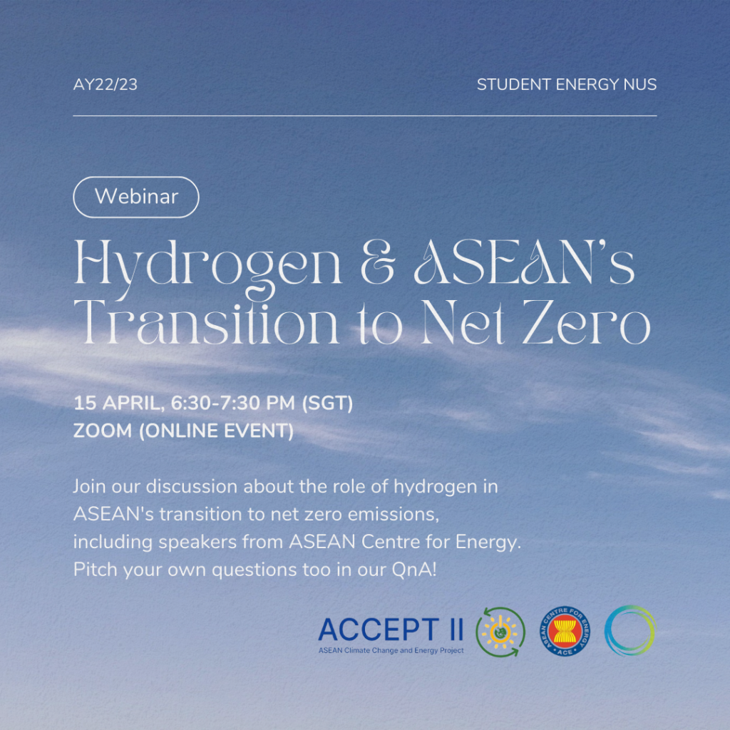 Hydrogen and ASEAN’s Transition to Net Zero Webinar - ASEAN Climate ...