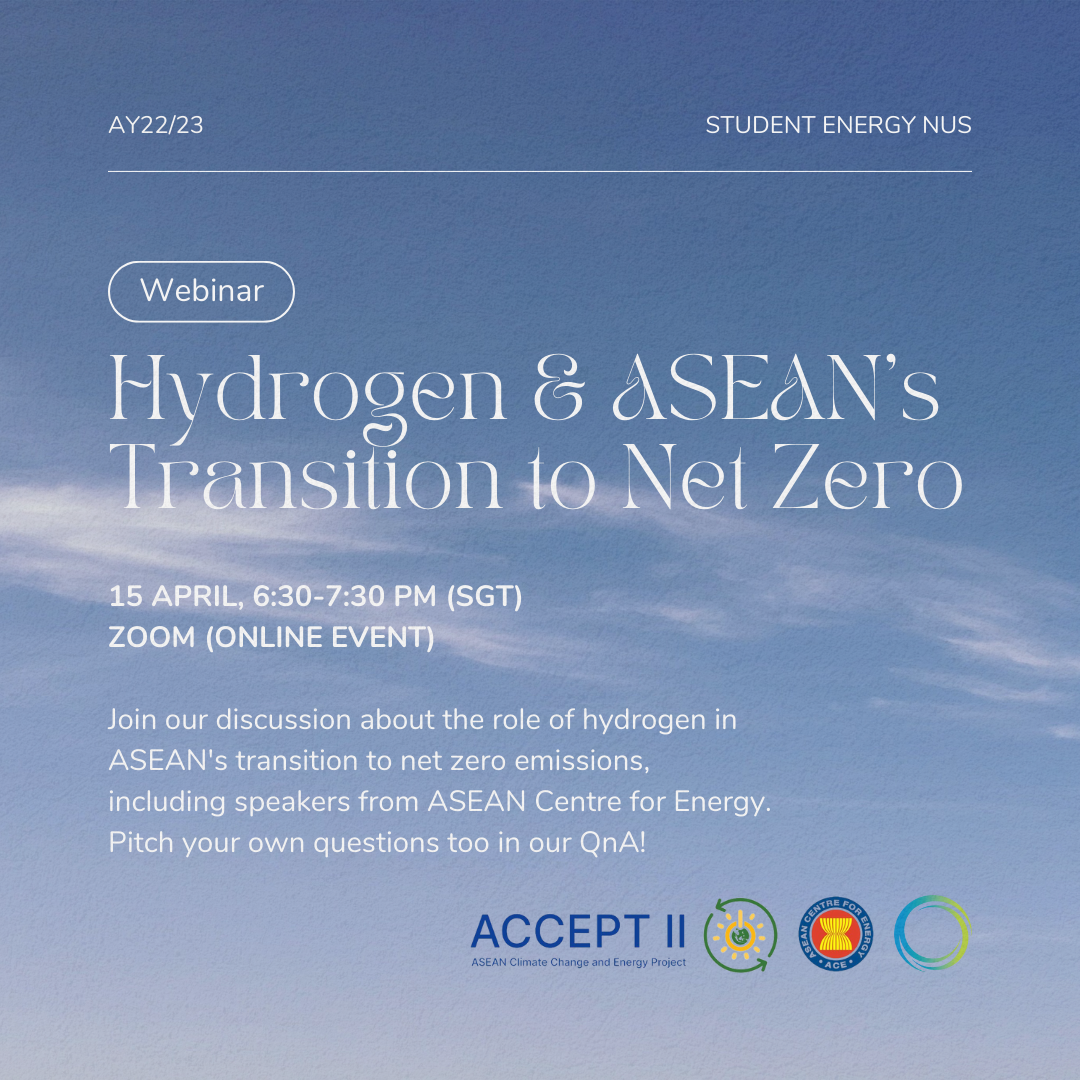 Hydrogen and ASEAN’s Transition to Net Zero Webinar - ASEAN Climate Change and Energy Project ...