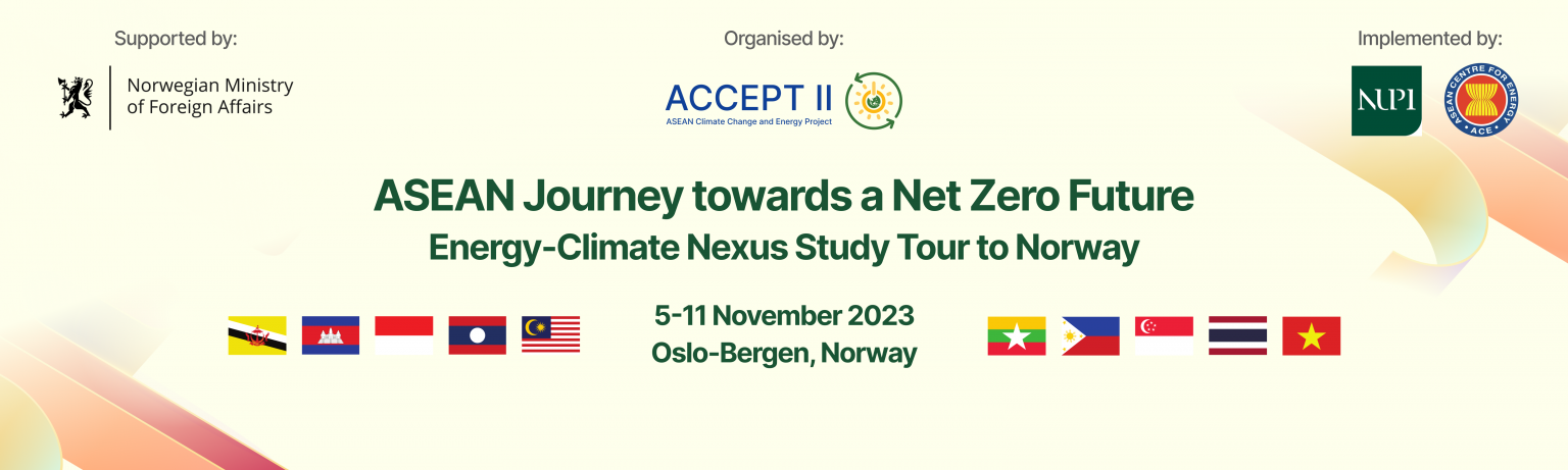 Energy-Climate Nexus Study Tour to Norway - ASEAN Journey towards a Net Zero Future - ASEAN ...