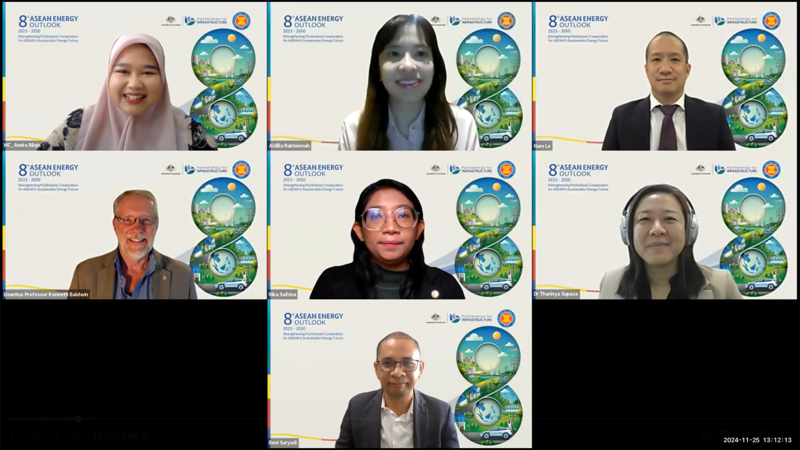 8th ASEAN Energy Outlook (AEO8) 2nd Public Webinar: The Role of Multilateral Cooperation in ...