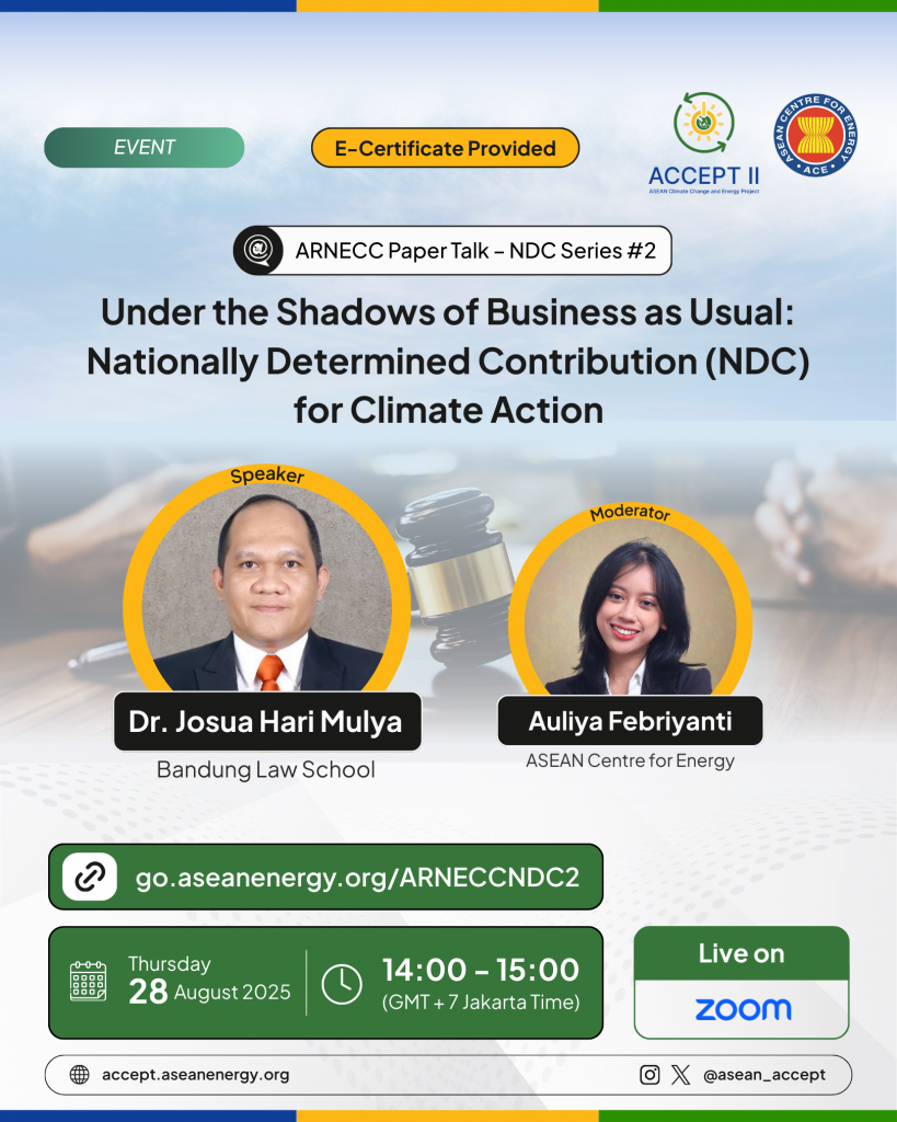 ARNECC Paper Talks: NDC Series #2 - Under the Shadows of Business as ...